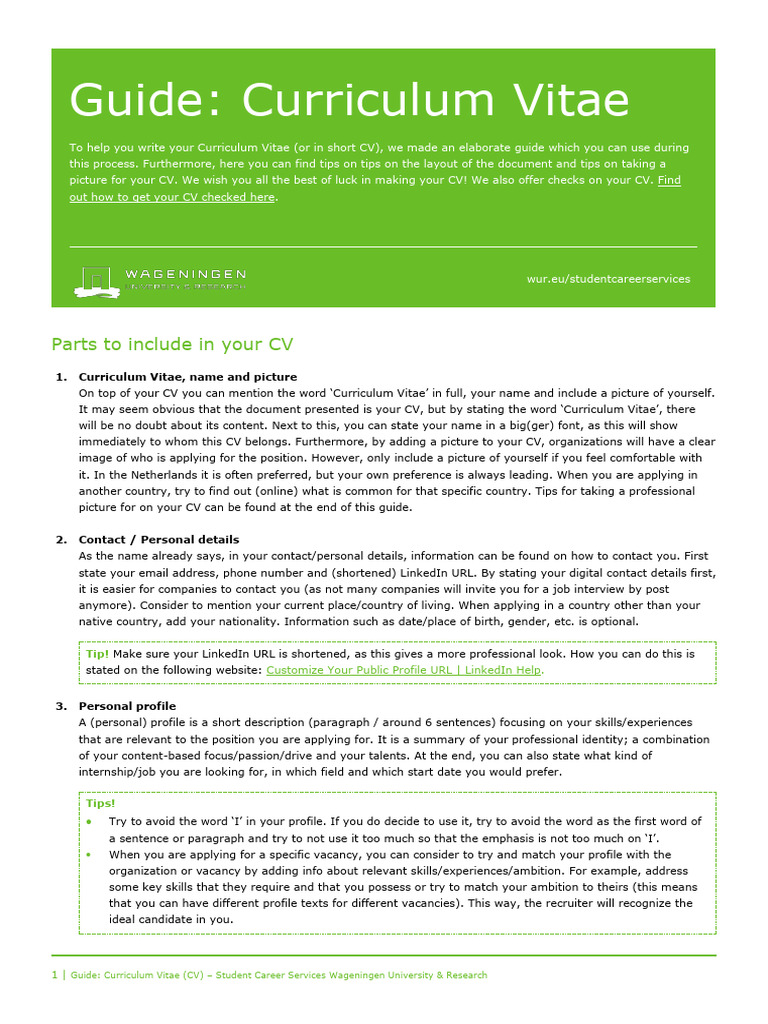 CV - Guide and Tips Dec 2022 | PDF | Microsoft Word CV - Guide and Tips Dec 2022 | PDF | Microsoft Word