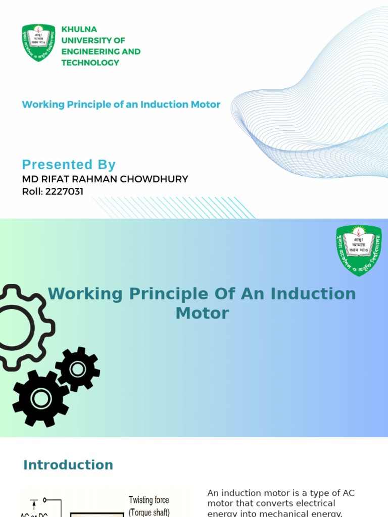 Induction Motor Working Principle Explained | PDF | Electromagnetic ...