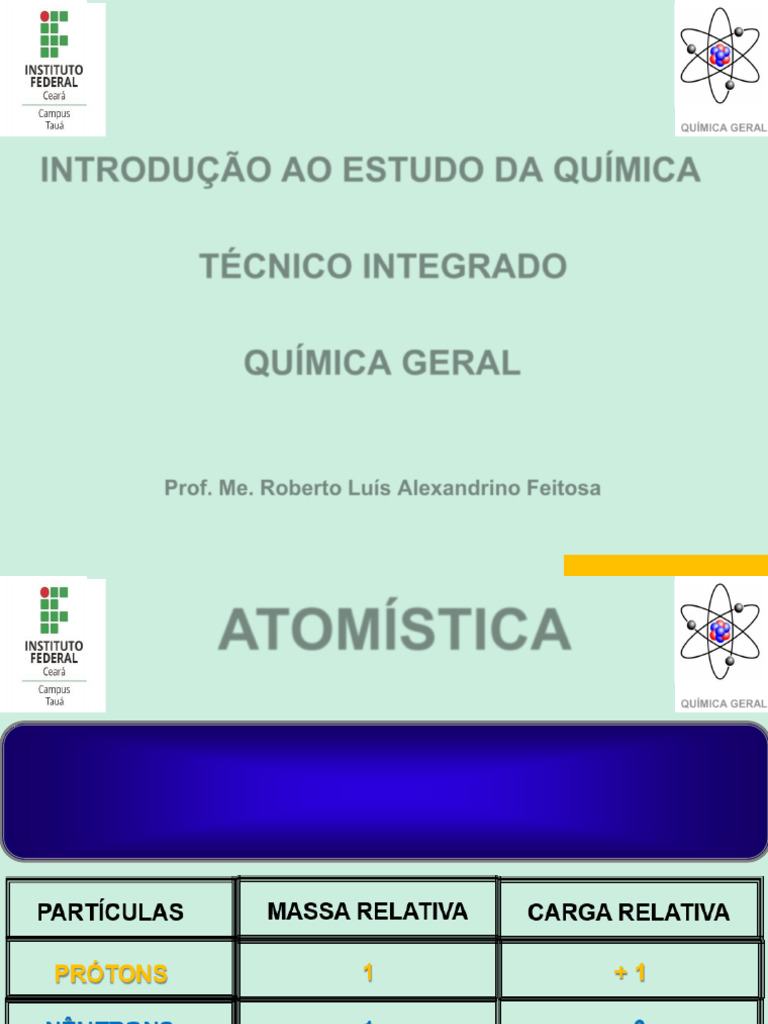 Cálculo de Nêutrons em Isótopos Químicos | PDF | Próton | Isótopo