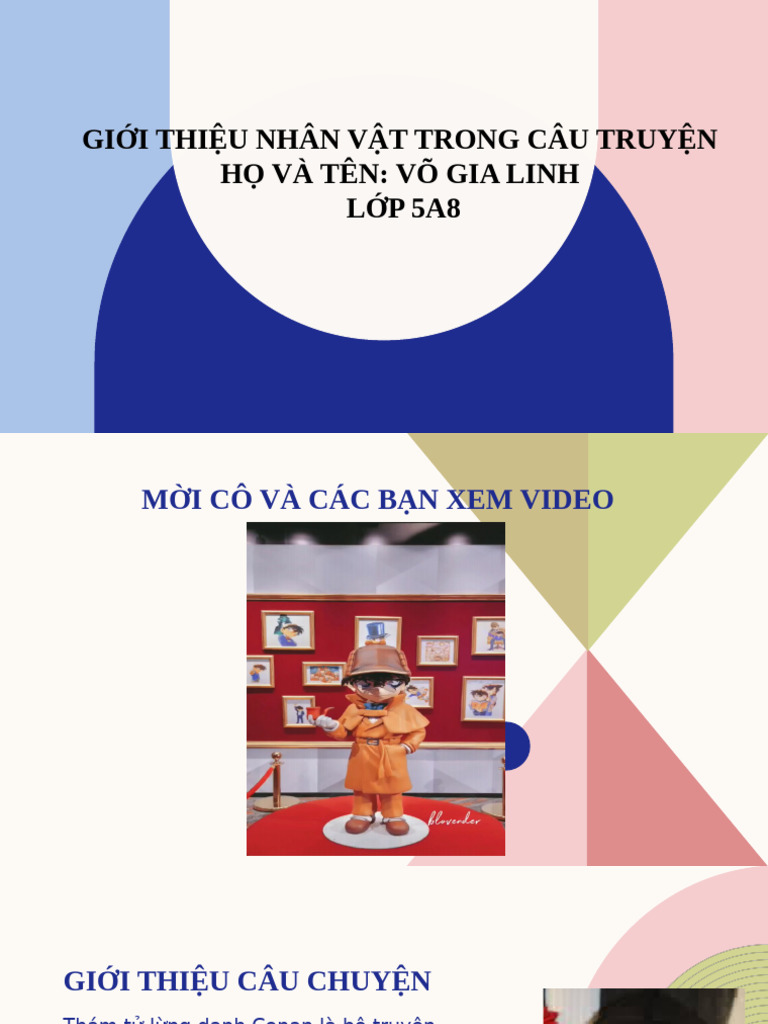 Giới Thiệu Nhân Vật Trong Câu Truyện- Võ Gia Linh 5a8 | PDF