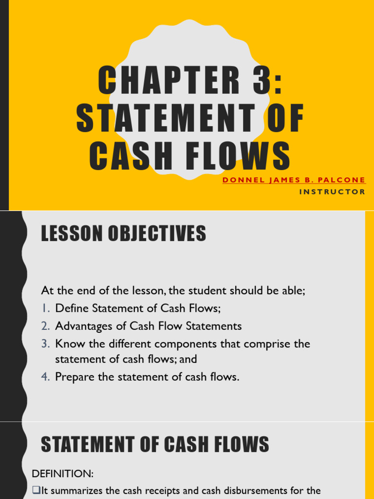 3 Cash Flow Statement | PDF | Cash | Loans
