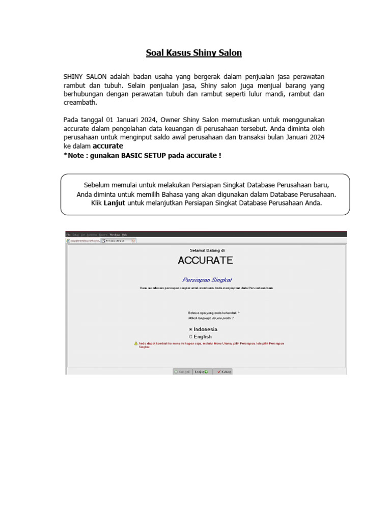 Setup Awal Dan Fitur Pembelian - Shiny Salon | PDF | Pengelolaan Keuangan & Uang