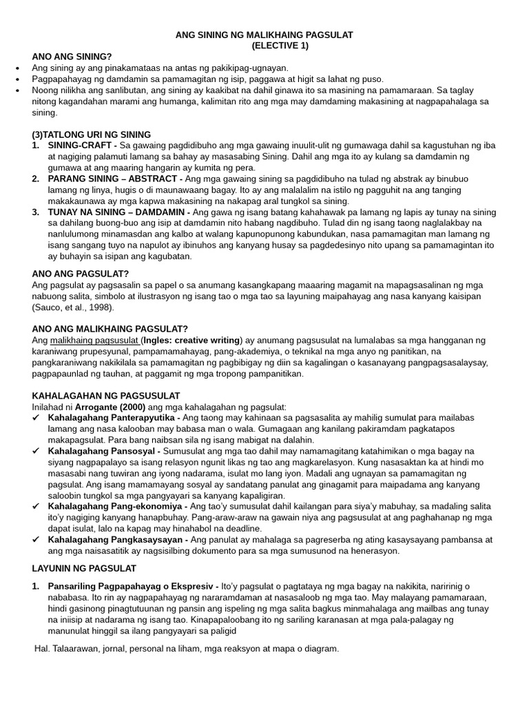 Elective 5-8 Report | PDF