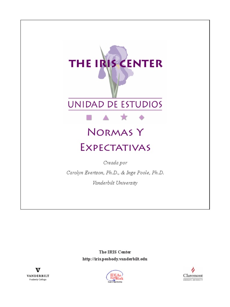 Nomrmas y Expectativas en El Salon de Clases | PDF | Norma (social ...
