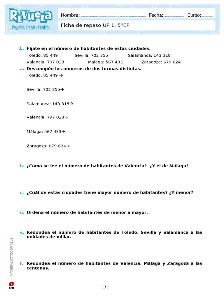 Ficha Repaso UD 1 | PDF