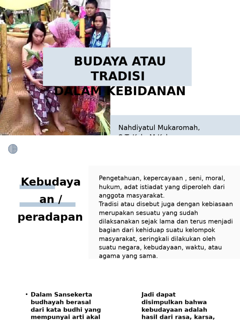 3 Budaya Atau Tradisi | PDF | Kesehatan Holistik