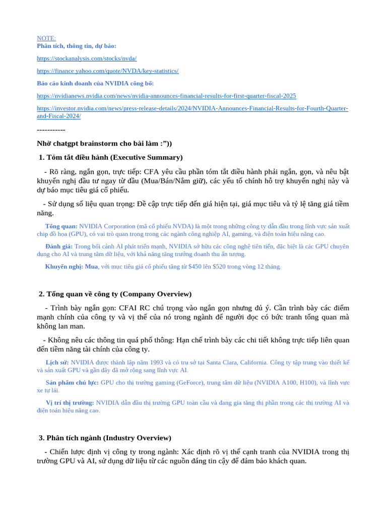 Note Bài Gky Dtu | PDF