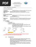 Espiloy COT DLP Math 5 Q4 | PDF | Learning | Educational Technology