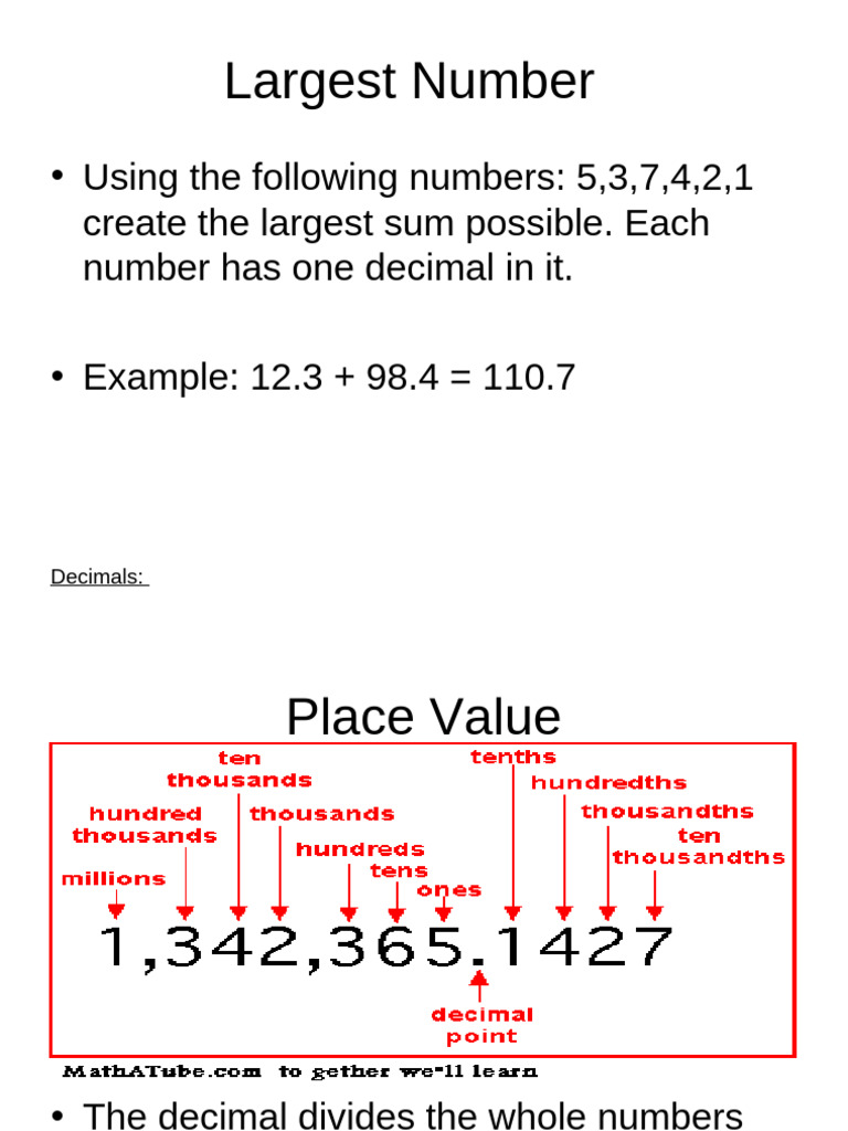 Mastering Decimal Operations Guide | PDF | Decimal | Arithmetic