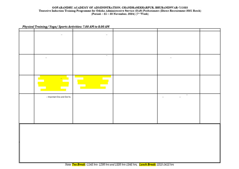 Oas Training Module DR (2021 Batch) - 7TH Week | PDF | Government Of ...