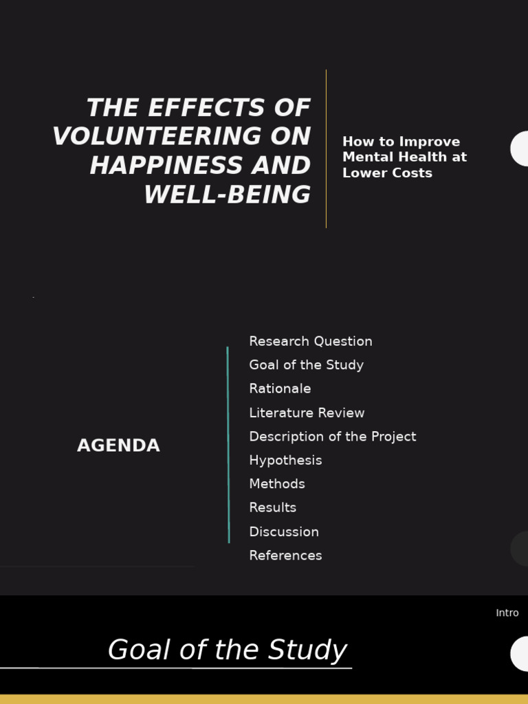 A Good Proposal | PDF | Psychology | Well Being