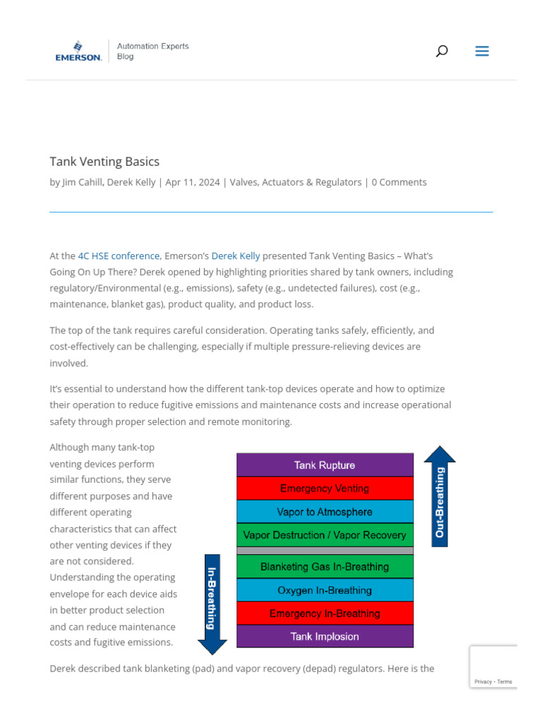 Tank Venting System Insights | PDF | Tanks | Valve