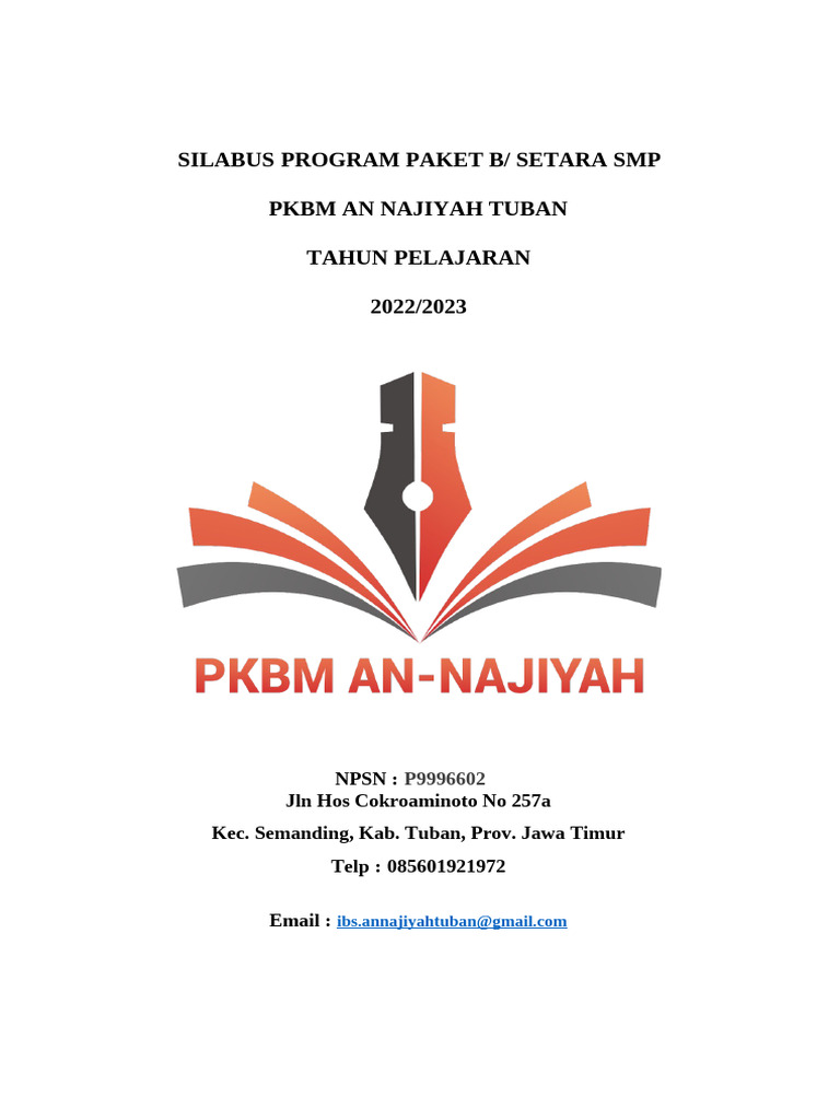Sampul Silabus-1 | PDF