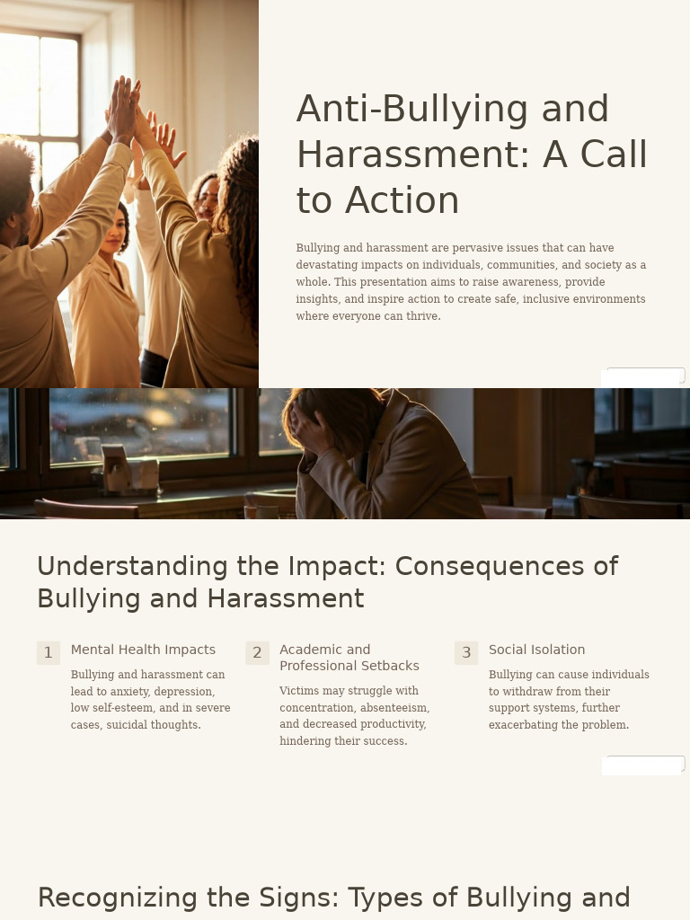 Anti Bullying and Harassment | PDF | Bullying | Cyberbullying
