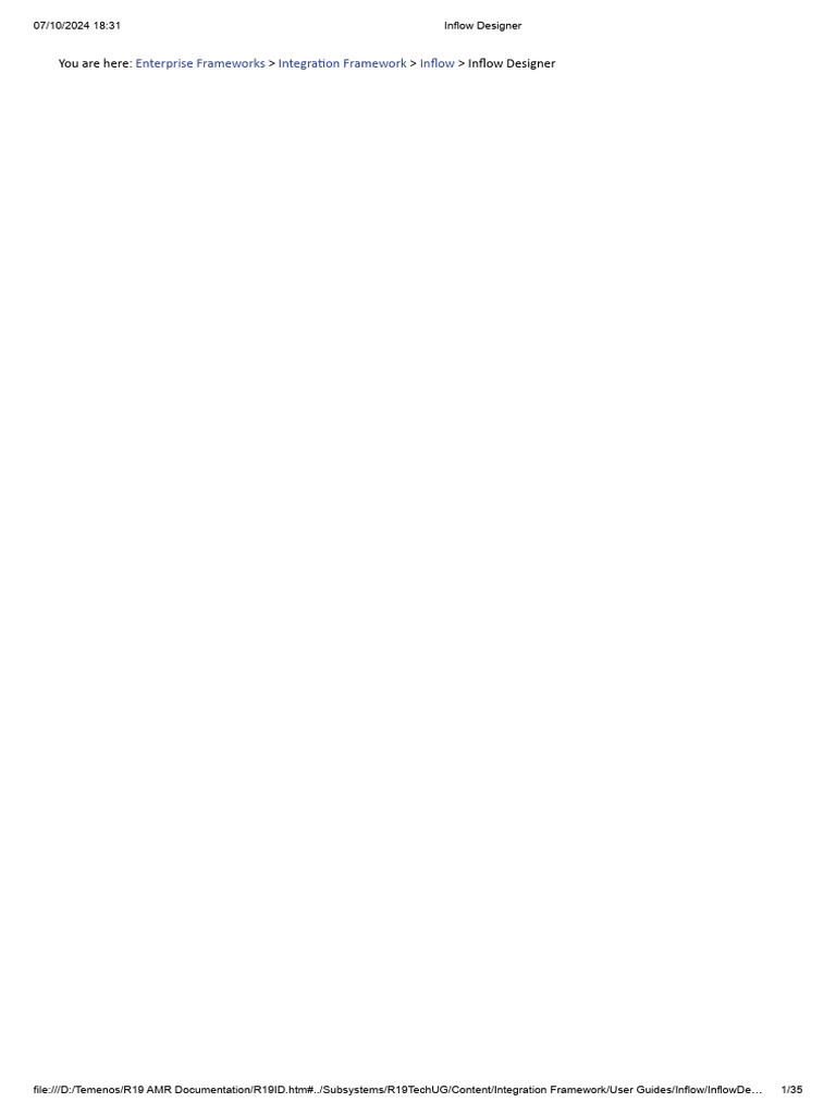 Inflow Designer | PDF | Xml Schema | Xml