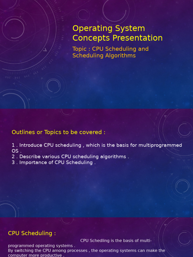 CPU Sceduling | PDF | Scheduling (Computing) | Process (Computing)