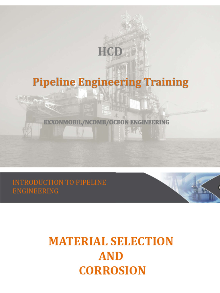 Pipeline Engineering: Material Selection Guide | PDF | Corrosion | Stainless Steel