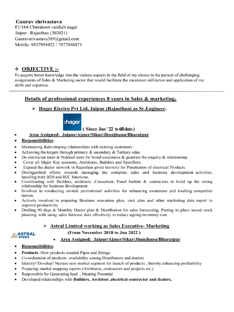 Resume Format | PDF