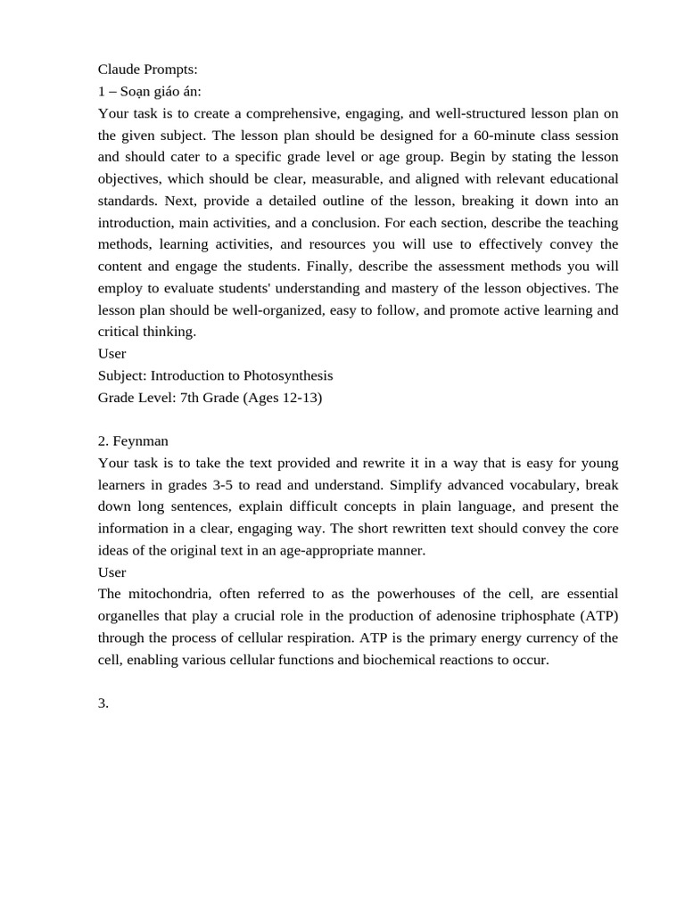 Claude Prompts | PDF | Career & Growth | Art