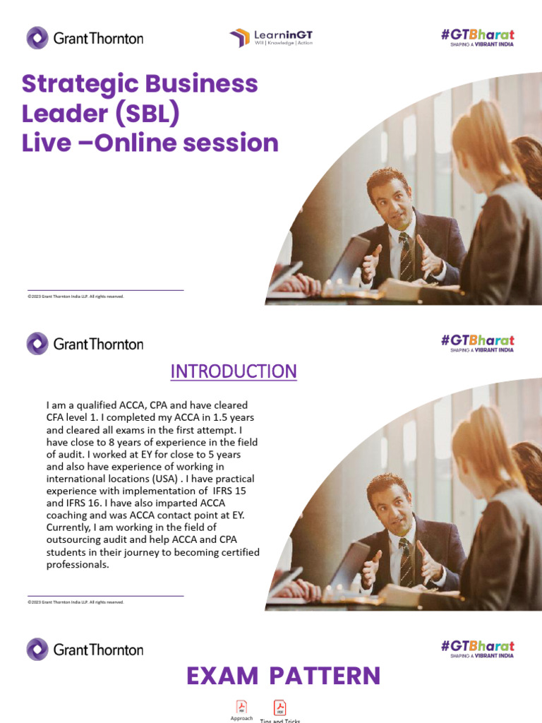 ACCA SBL Exam Tips & Leadership Styles | PDF | Leadership | Corporate Social Responsibility