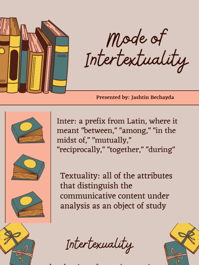 Understanding Intertextuality Modes | PDF | Intertextuality