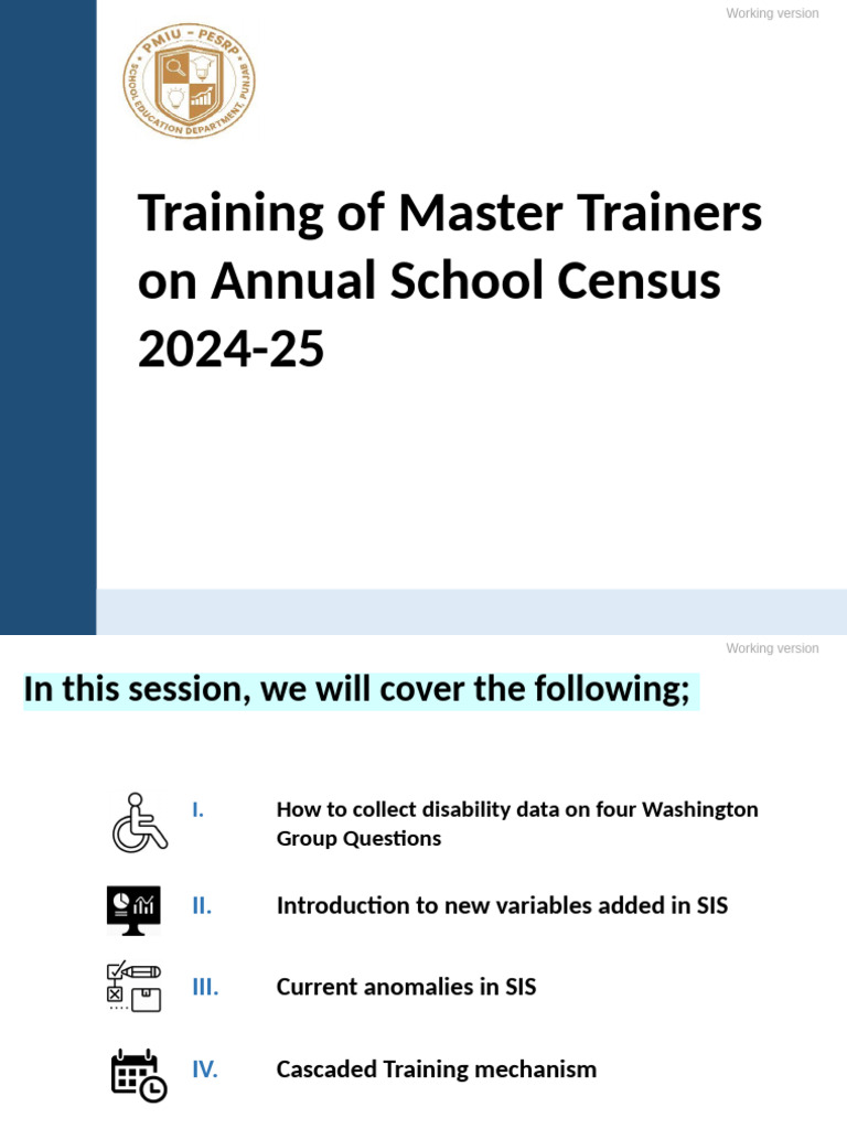 Training of Master Trainers On ASC 2024-25 | PDF | Educational ...