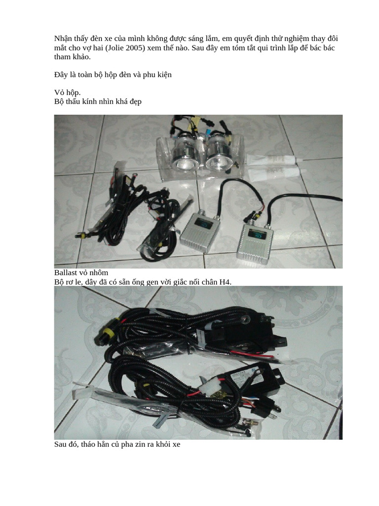 Do Bi Xenon TQ | PDF