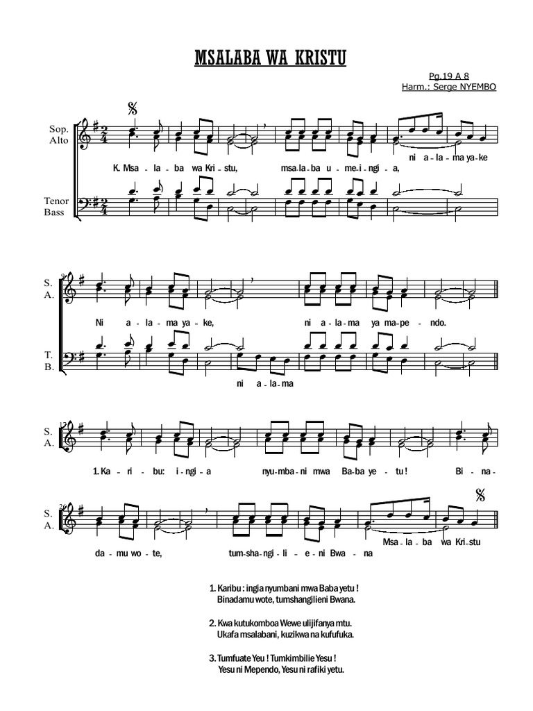 Msalaba Wa Kristu | PDF