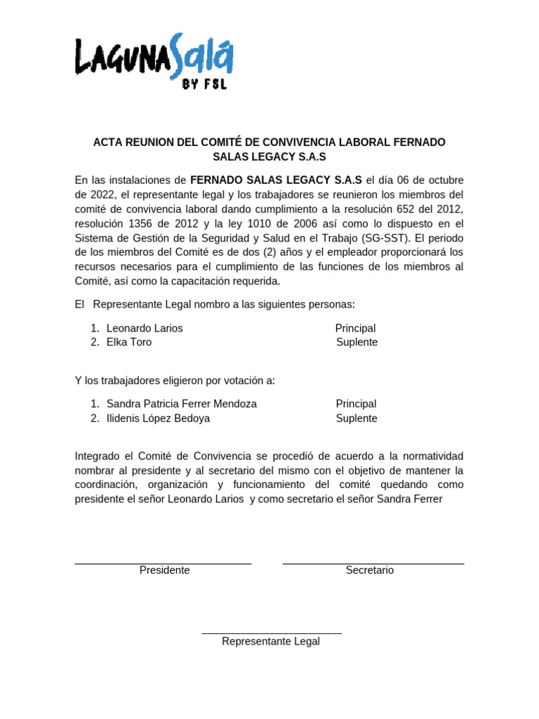 Acta Cocol Condformacion | PDF | Gobierno