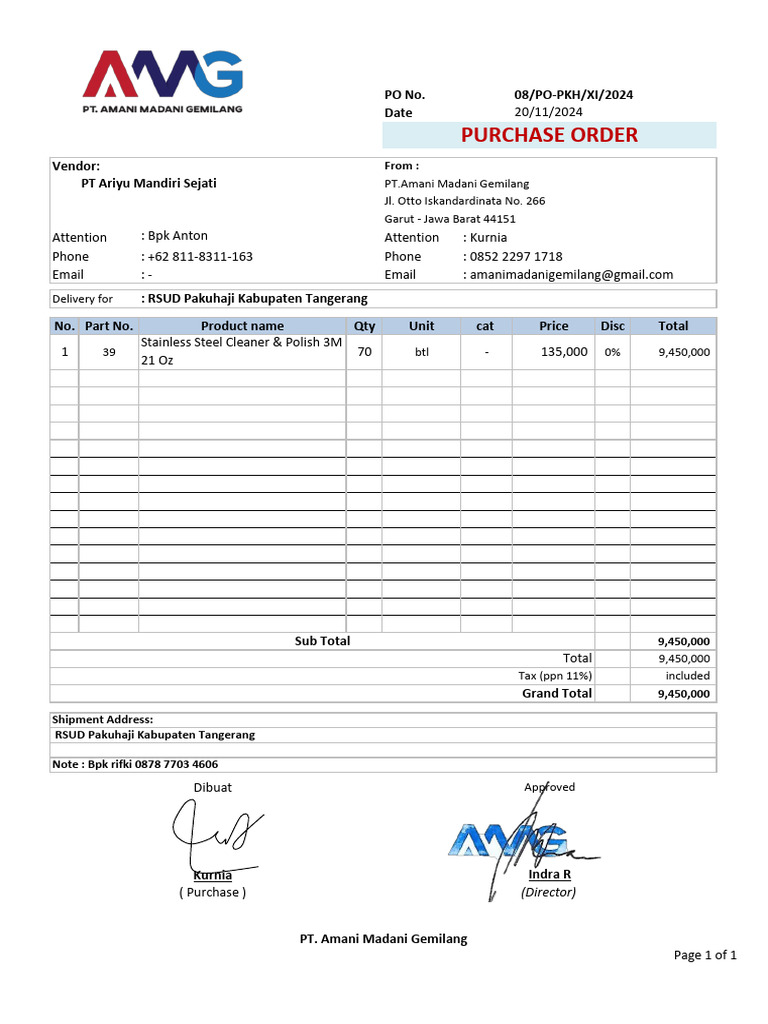 Po 3M 008 PKHJ | PDF