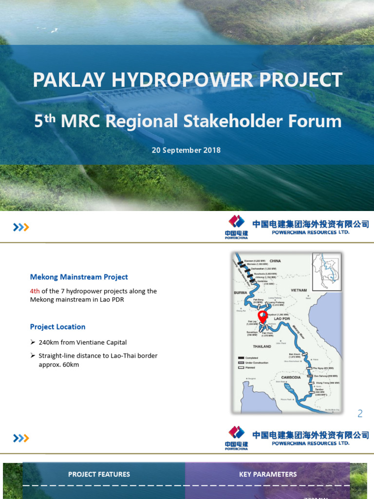 Pak Lay MRCinfo | PDF | Dam | Environmental Impact Assessment