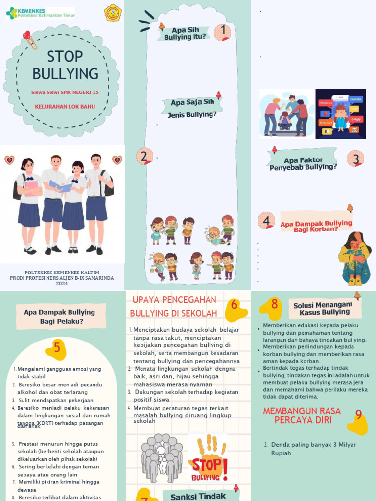Kel. 1 - Leaflet Stop Bullying | PDF