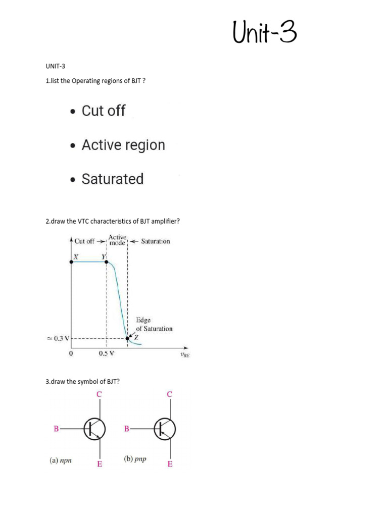 Edc 2M Unit-3 | PDF | Computers | Technology & Engineering