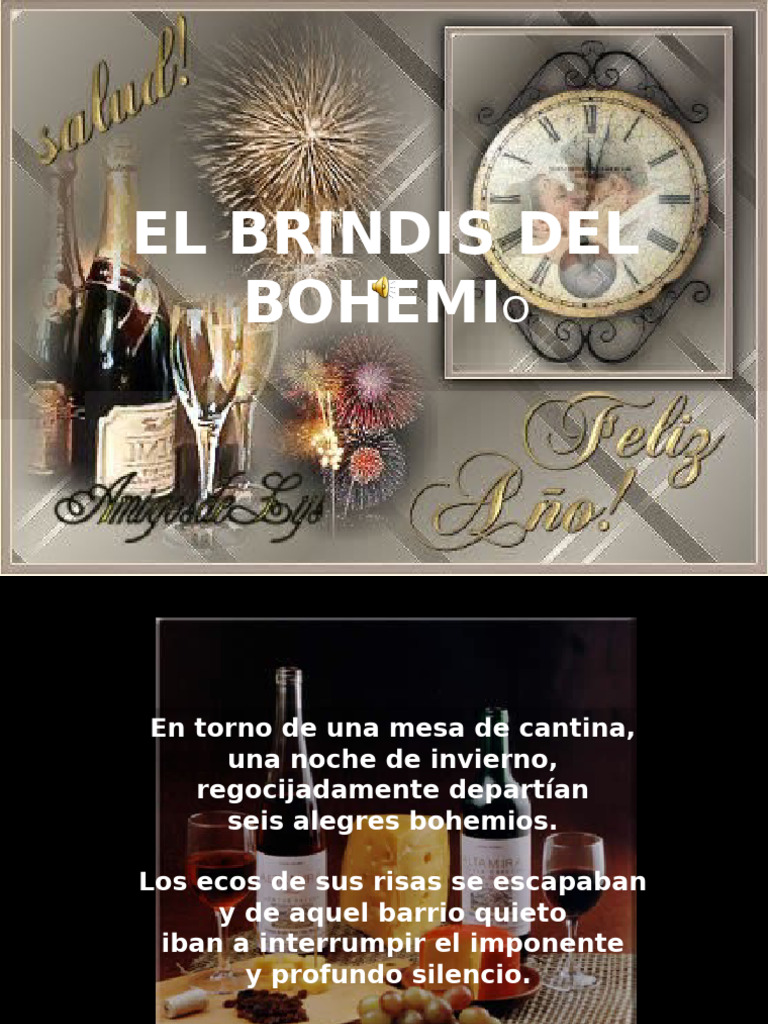Aaaa El - Brindis - Del - Bohemio - ( - MB - Polly - ) | PDF | Poesía | Clásicos