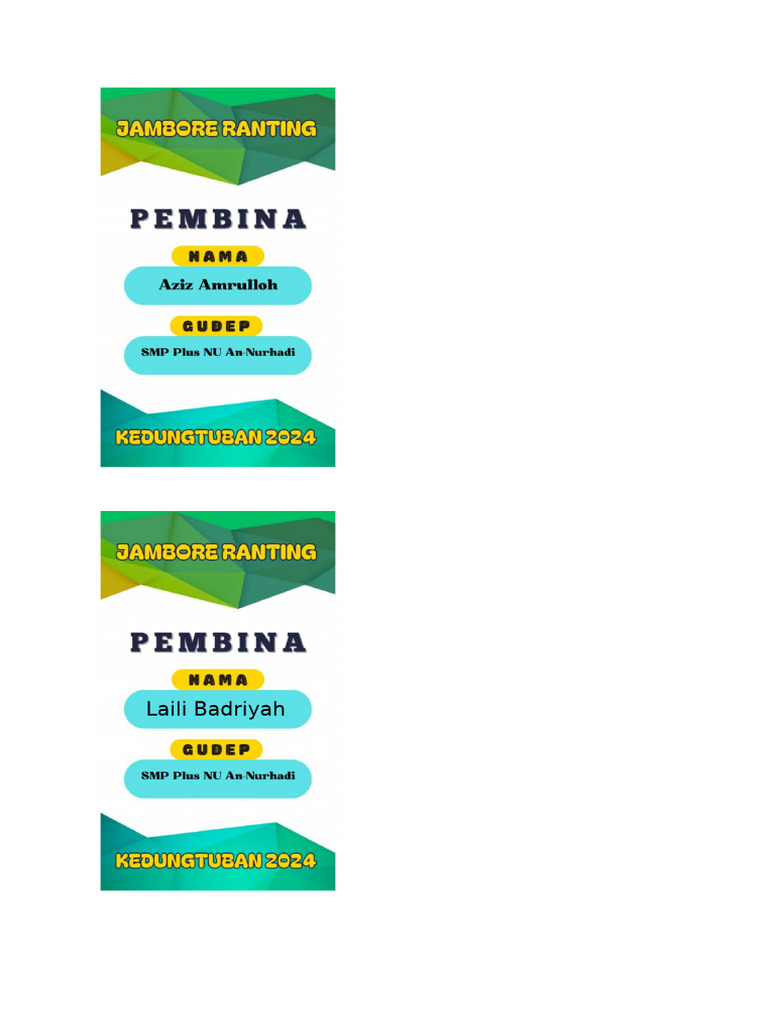 Id Card Kemah | PDF