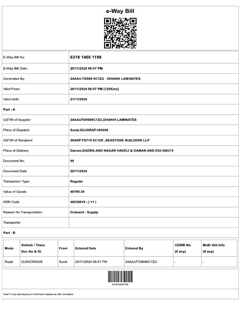 GST Bill | PDF
