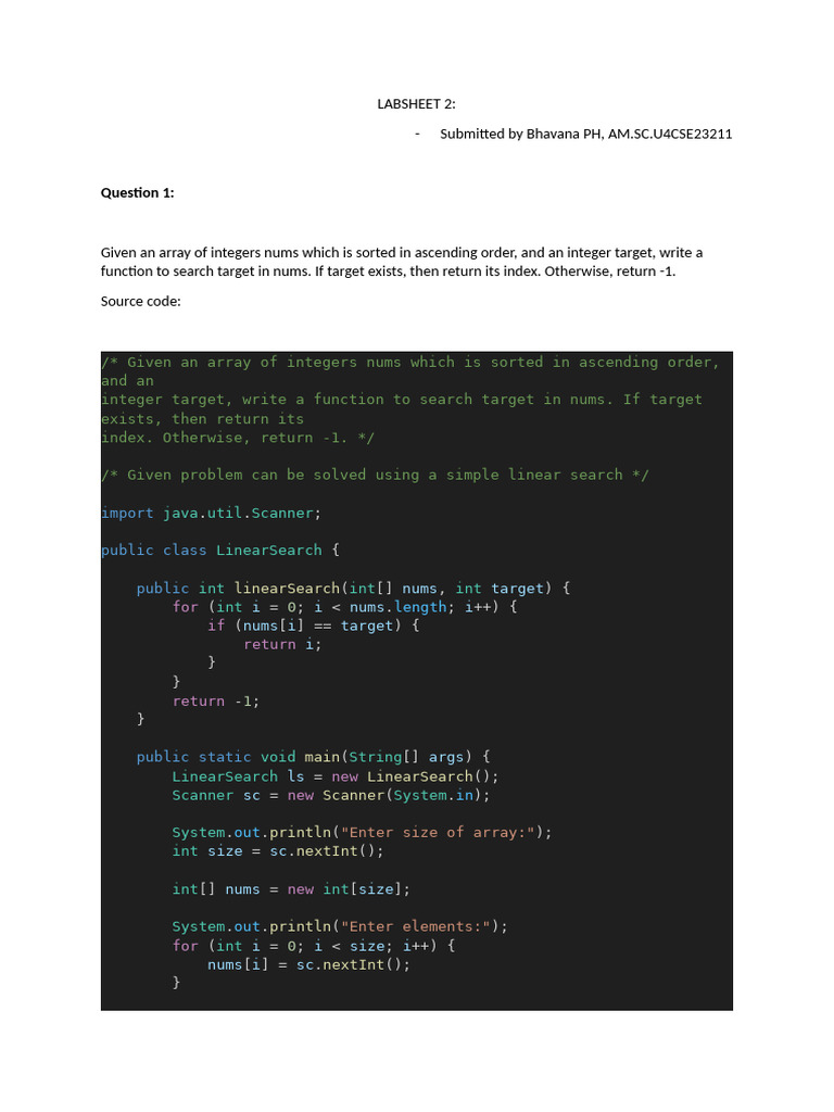 LABSHEET 2 | PDF | Computing | Software Engineering