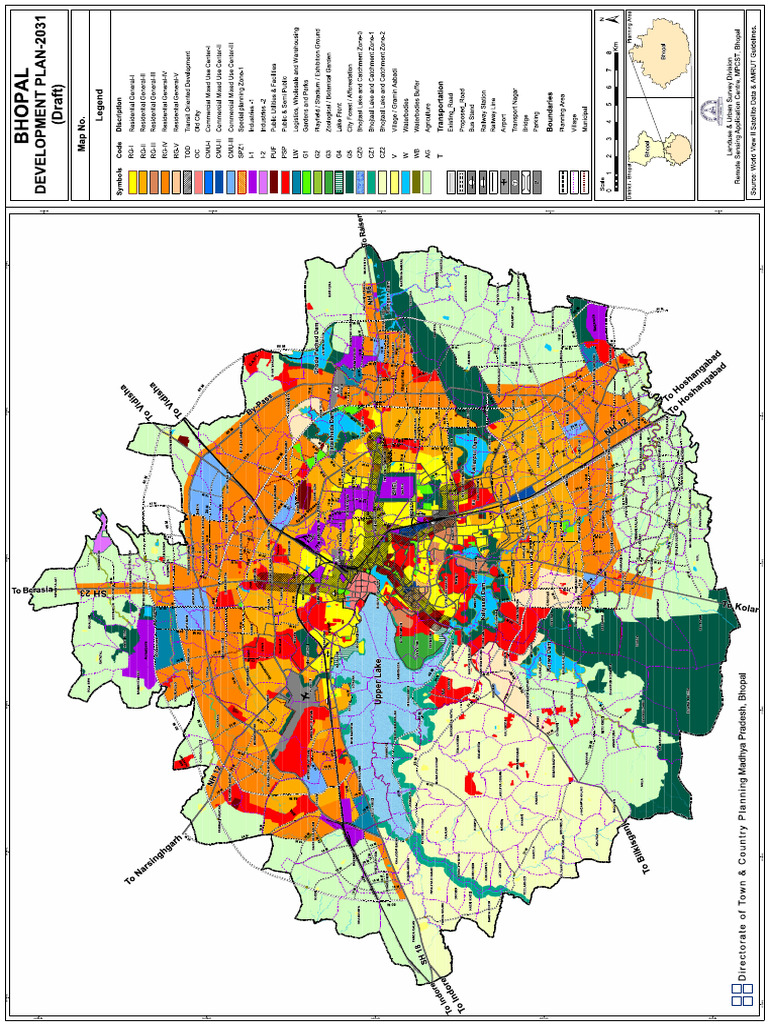 Bhopal Master-Plan 2031 | PDF