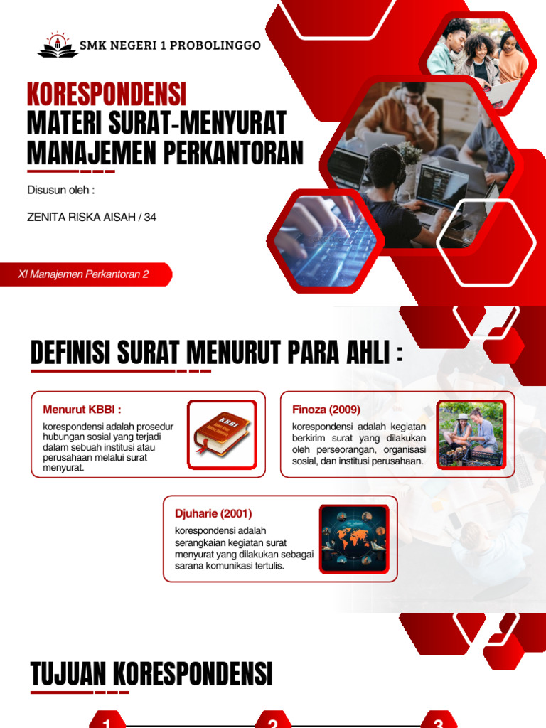 Korespondensi & Surat Menyurat | PDF | Seni & Disiplin Bahasa | Sains & Matematika