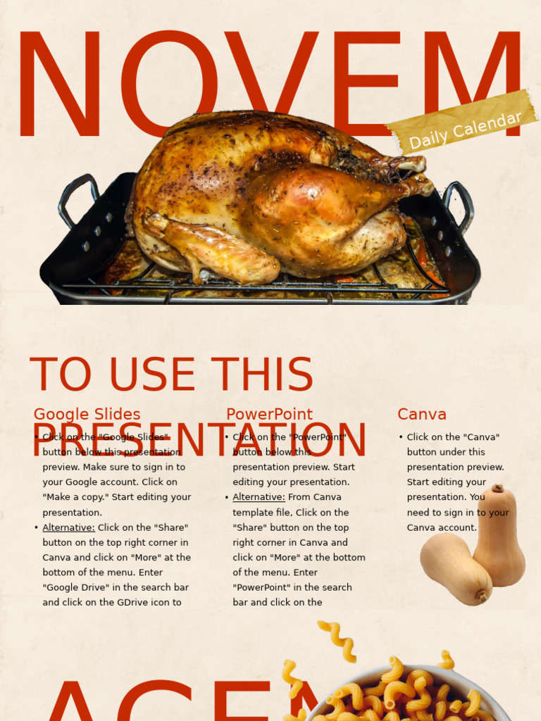 Retro November Daily Calendar | PDF | Google | Alphabet Inc.