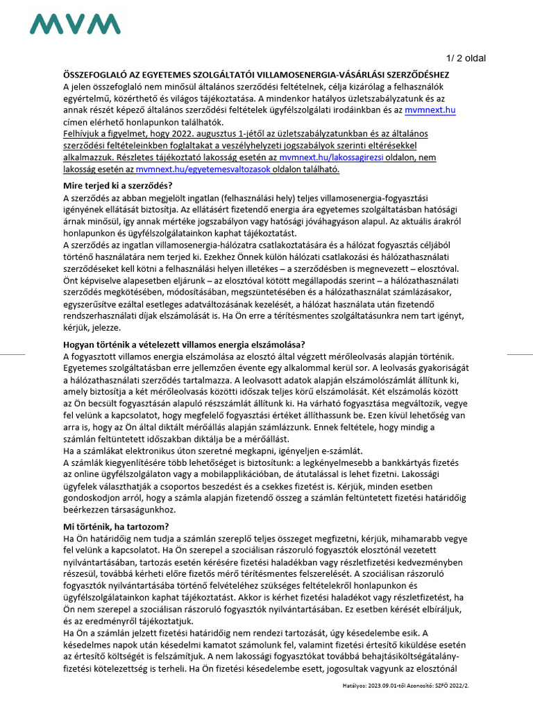 MVM - Orosz - ASZF Kivonat | PDF