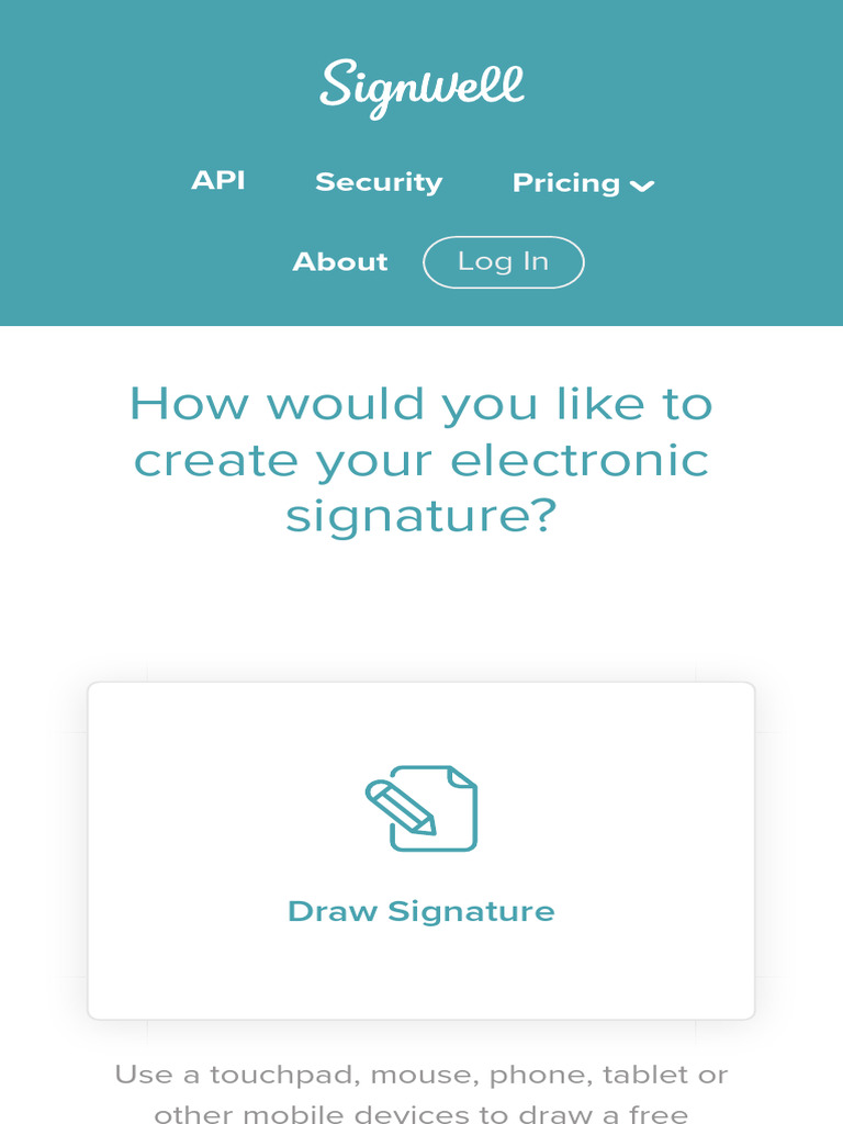 Free Online Signature Maker - Create Esignatures - SignWell, Formerly ...