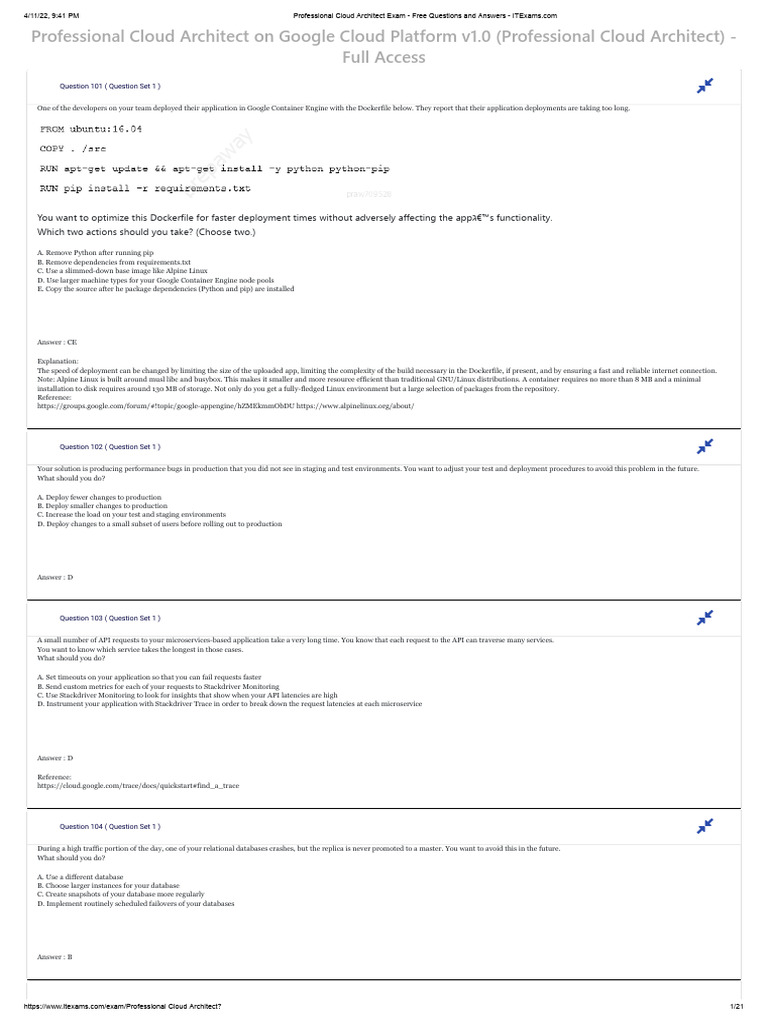 PCA Set2 | PDF | Cloud Computing | Computer Network