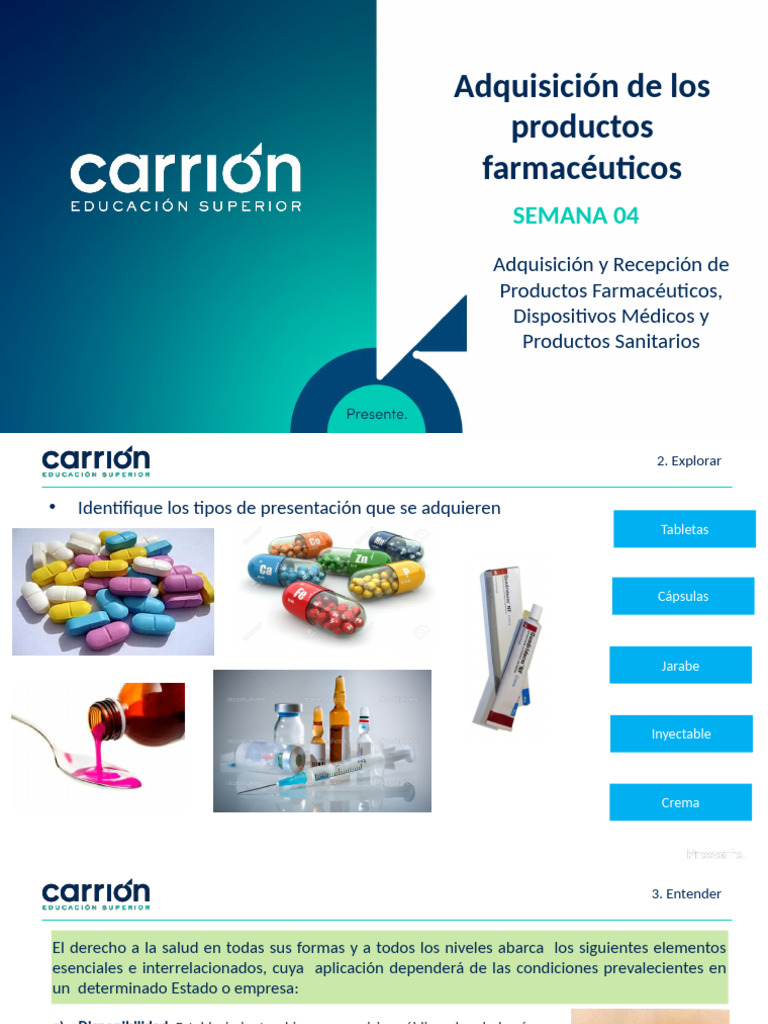 PSA04 FT II Adquisicion y Recepcion de Productos Farmaceuticos Dispositivos Medicos y Productos ...