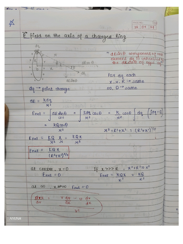 Physics Chapter 1 Derivations | PDF