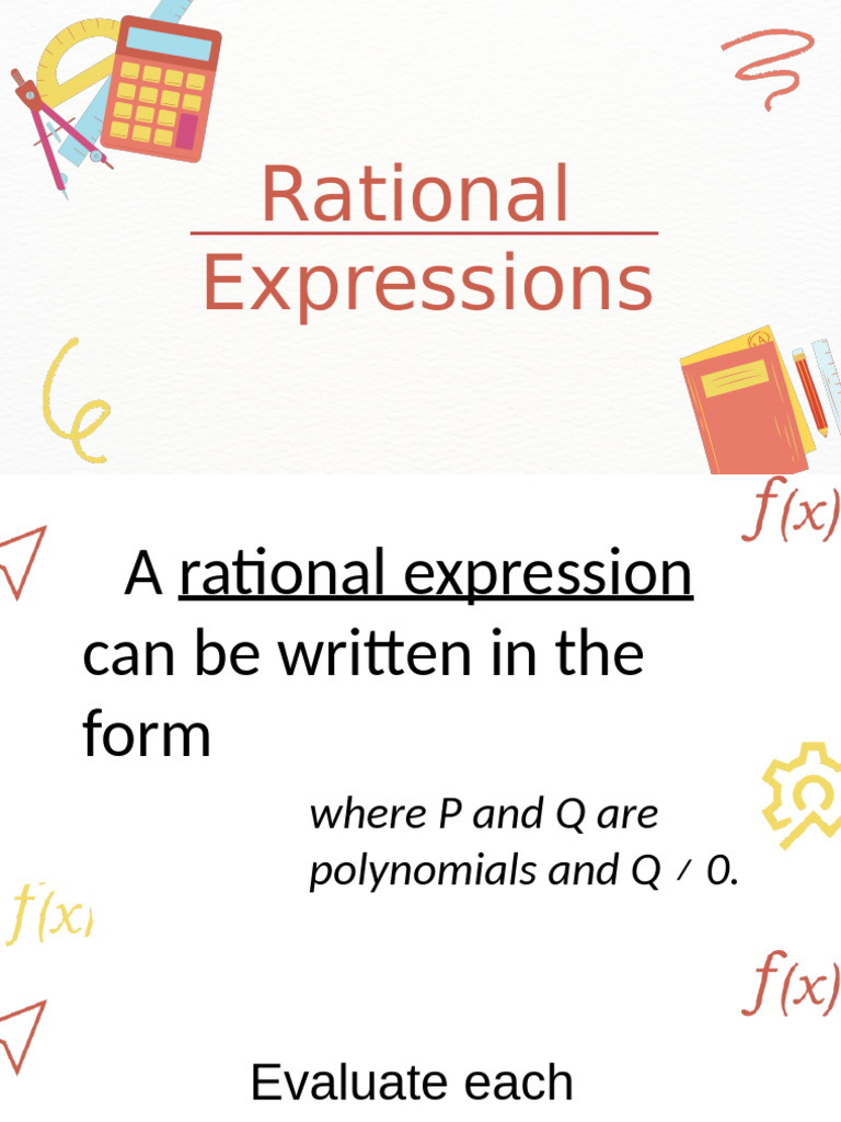 Q2 Lesson 3 Symplifying Rational Expressions | PDF