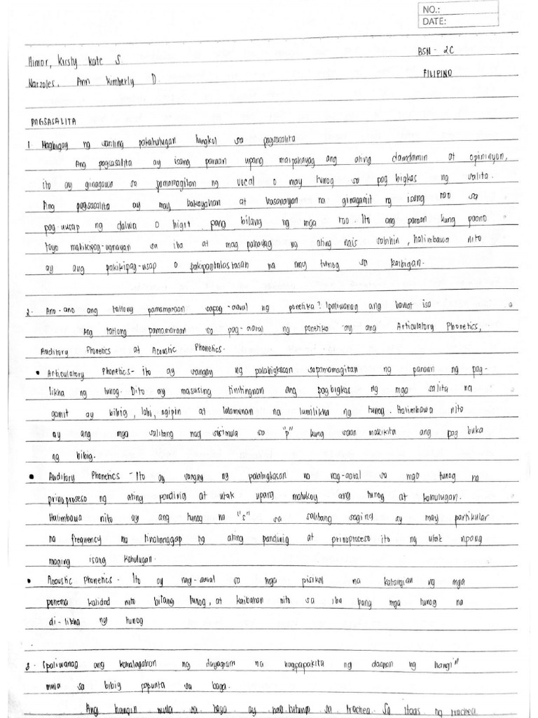 Himor and Narzoles (Filipino) | PDF