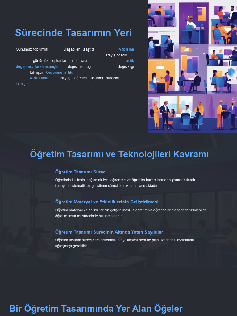 Hafta Ã Ä Retim TasarÄ M Modelleri | PDF