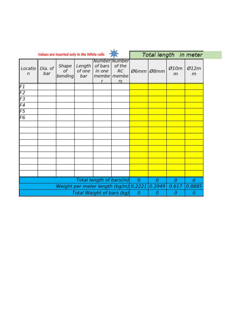 Bar Schedule Sample Format | PDF