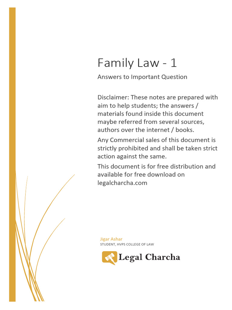 Family Law 1 | PDF | Shia Islam | Sharia